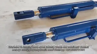 China High Pressure Single Acting Cylinder Hydraulic Cylinder Rod Heavy Duty Tie Rod Hydraulic Cylinders for sale