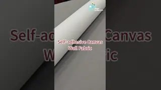 China Matte Adhesive Fabric Canvas Peel and Stick Wallpaper for Wall Decoration 350gsm for sale