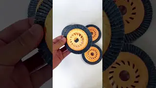 flap disc with plastic backing