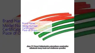 China PU Round Belt Polyurethane Round Belt with 90 A Shore Hardness Acid And Alkali Resistant and Wear-Resistant for Industrial Machinery for sale