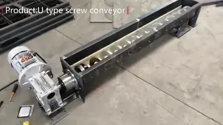 China Custom U-Shaped Screw Conveyors Screw Feeders Shaftless Tubular Sludge, Cement, Dry Powder Carbon Steel & Stainless Steel Screw Conveyors Low-Cost Manufacturer Direct Supply for sale