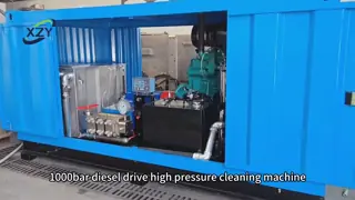 1000bar diesel high pressure hydro jetting machine
