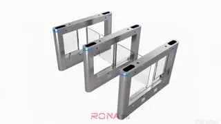 A Closer Look: SUS304 Access Control Pedestrian Barrier Gate With Voice Light Alerts