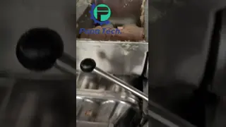 China Automated Chicken Breast Dog Food Encrusting Line | Integrated with Cutter & Tray Arranger for sale