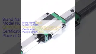 China Stainless Steel Ball Bearing Linear Guide Rail with 15-63mm Width and Easy Lubrication for Smooth Movement for sale