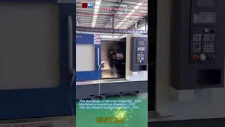 HT08D 350 CNC lathes machine precision