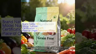 Custom Resealable Stand Up Pet Food Packaging Bags with Zipper