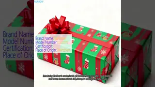 Recyclable Biodegradable Kraft Rectangle Gift Boxes Foldable Lid Ribbon UV Coating Matte Customized Birthday Christmas Gift Box