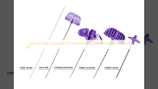 China Customize Kyphoplasty Kit For Vertebral Expansion Vertebroplasty Needle Kit for sale