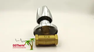 A Closer Look: Chrome Plated Brass Stop Valve Global Valve South American Style A 1/2