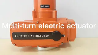 China Multi Turn Electric Motorized Actuator PLC Controlled IP68 DC24V 12V AC110V 220V for sale