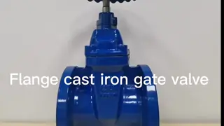 China Cast Iron Soft Sealing Non Rising Stem Resilient Seated Valve With Changeable GGG50 Gate Valve for sale