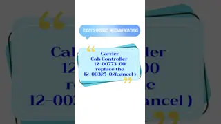 China Cab Controller 12-00773-00 replace the 12-00325-02(cancel ) Compatible For Carrier Supra 550 722 750 850 950 for sale