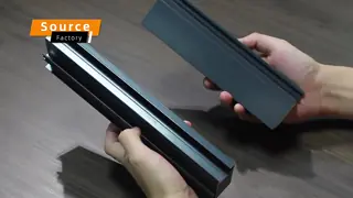 Powder coated door and window aluminum profiles