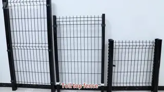 3D curved fence