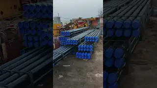 China Hard Rock Carbon Steel Integral Drill Rods for water drill truck for sale