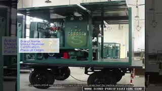 12000 Liters / Hour Transformer Oil Regeneration Machine Remove Moisture