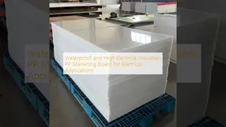 China Waterproof PP Advertising Board with High Electrical Insulation - 3-30mm Thickness, 0.9 g/cm³ Density for sale