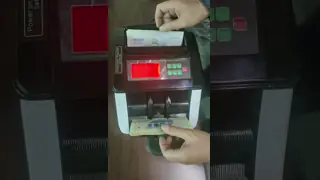 China Portable Money Counting Machine With Total Value Counting Funcion for sale