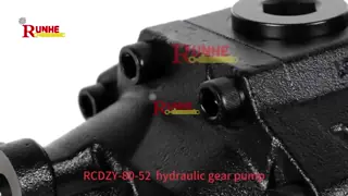 RCDZY-80-52 Aftermarket Hydraulic Gear Pump Cast Iron 80cc Gear Pump
