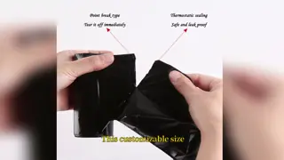 China Customized heavy-duty oversized industrial garbage bags, biodegradable black 55-gallon plastic kitchen garbage bags wholesale for sale