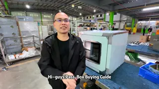 304 Stainless Steel Cleanroom Pass Box 