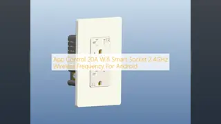 China App Control 20A Wifi Smart Socket 2.4GHz Wireless Frequency For Android for sale