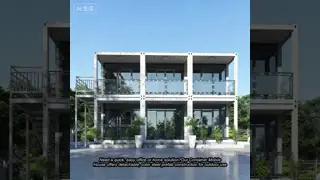 Container Mobile House - Office & Residential Outdoor Easy-Assemble Detachable Color Steel Integrated Prefab House