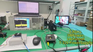 China 2.8GHz Analog Video Transmitter Compact With Smart Audio For Industrial Surveillance for sale