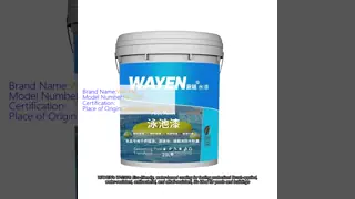 Brush Method Eco-friendly Water-based Water-resistance Coating High Adhesion Antibacterial Alkali-resistant Long-lasting Paints