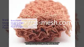 3.8-300 Model Stainless Steel Knittted Wire Mesh With Good Penetrability