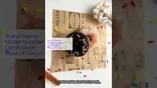 28*38cm Tray Display Paper ( White Kraft Paper ) Water and Oil Resistant