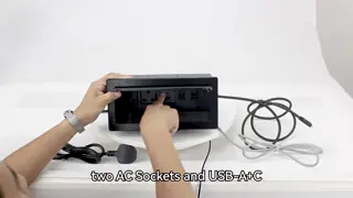 UKCA Conference table flip up socket box