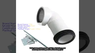 Modern 90-Degree Bend P-Type Steam Trap Sewage Polyvinyl Chloride Pipe HP Bathroom Toilet Drainage WC Pan Connector