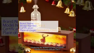 Northern Europe Christmas Intelligence Aroma Diffuser