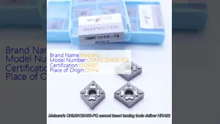 China HRA92.5 Hardness TiCN Cermet Turning Insert CNMG120408-FQ MC2010 with Wear Resistance for Finishing for sale
