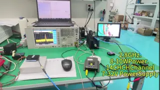 China Compact Analog Video Transmitter 2.8GHz 14 Channels For Mobile Security Patrols for sale