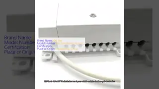 8 Core FTTH Fiber Distribution Box Corridor Optical Termination Box