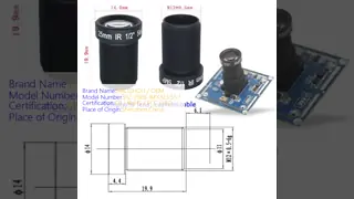 OEM IMX323 Telephoto Lens Camera Module 1080P WDR  Mini USB Camera 2megapixel