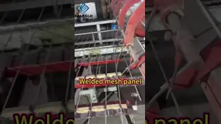 Hot Dipped Galvanized Welded Wire Mesh Reinforcing Metal Steel Mesh Panel Production Process