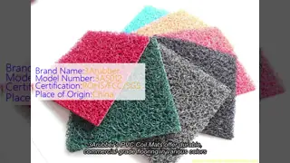 PVC Coil Mat PVC Flooring Rolls with Firm , Foam or Nothing Backing