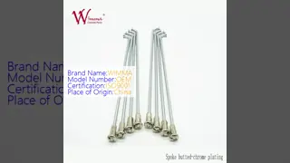 China Custom 3/8 Inch Stainless Steel 304 Motorcycle Spoke Set ISO9001 Certified Wheel Spokes and Nipples for sale