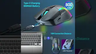 Dual-Mode Wireless Gaming Mouse