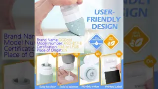 China 8 Pack Stackable Travel Refill Bottle Set, Leak Proof Travel Toiletry Bottles Set for sale