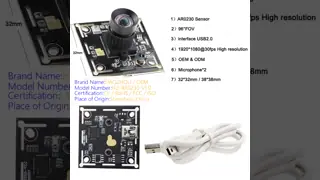 OEM 2MP AR0230 USB Wide Angle Camera Module 1080P HD Industrial Night Vision