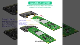 China U.2 to EDSFF E1.S Adapter 13x7x1cm for NVMe SSD Data Center with PCIe 4.0 Support for sale