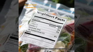 Customizable Multi-Layer Frozen Food Packaging Pouch with Light Barrier and High-Definition Printing