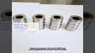 ZSE75 Co Rotating Twin Screw Extruder Spare Parts HRC58 - 62 Hardness