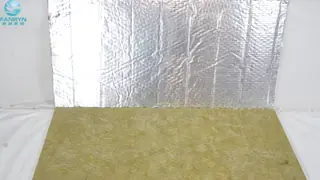 NEW-rockwool board with alum foil facing