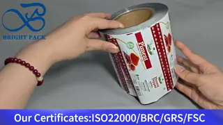 Food-grade packaging roll film